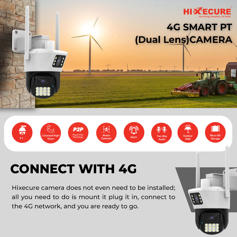 4G SMART PT (Dual Lens) CAMERA - HX-SD30L3-4G